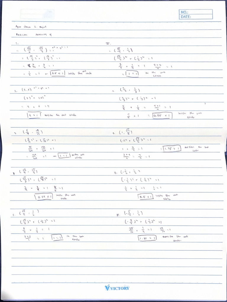 Pre Cal Activity 4 | PDF