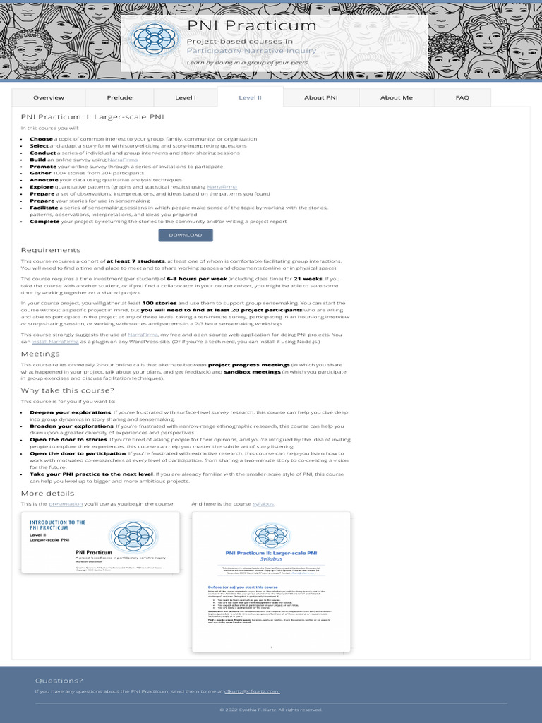 PNI Practicum - Level II | PDF | Qualitative Research | Quantitative ...