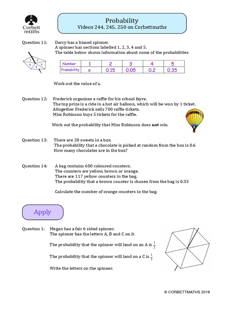 Probability PDF Pages 3 | PDF