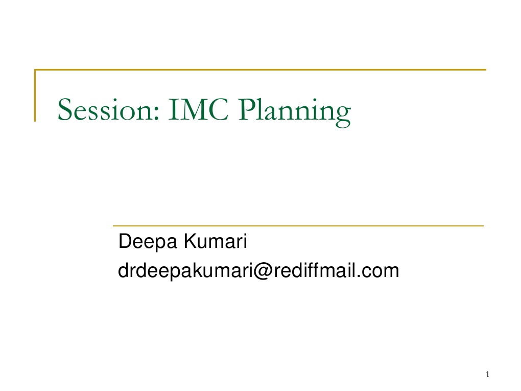 6 IMC Planning | PDF | Swot Analysis | Target Audience