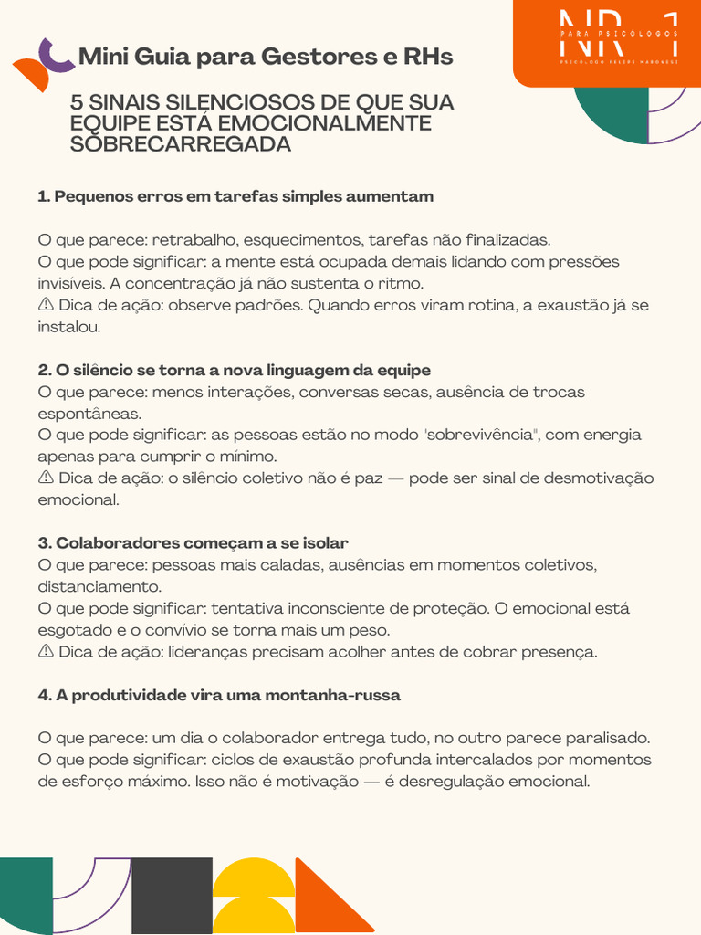 Mini Guia Para Gestores e RHs | PDF