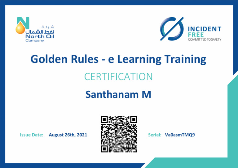 Golden Rules for eLearning Certification | PDF