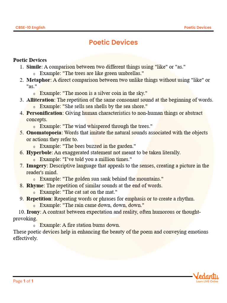10C-E-Poetic Devices First Flight - Textbook | PDF