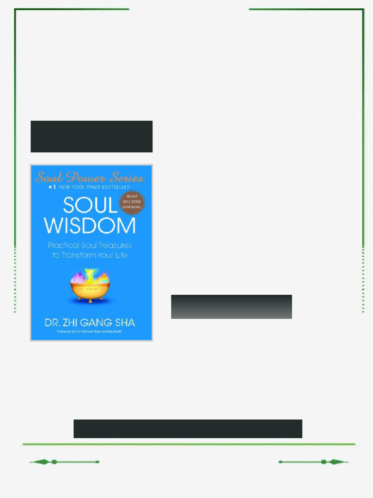 Soul Wisdom Practical Soul Treasures to Transform Your Life Soul Power ...
