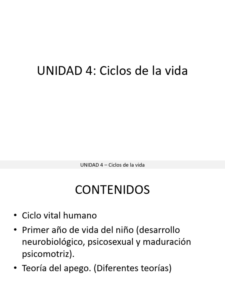 15 - UNIDAD 4 - Ciclos de La Vida-1-15 | PDF | Psique (psicología ...