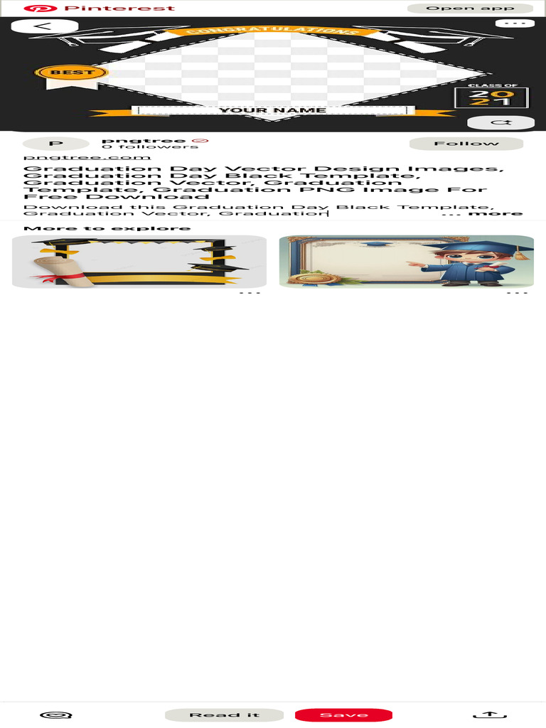 Graduation Day Vector Design Images, Graduation Day Black Template ...