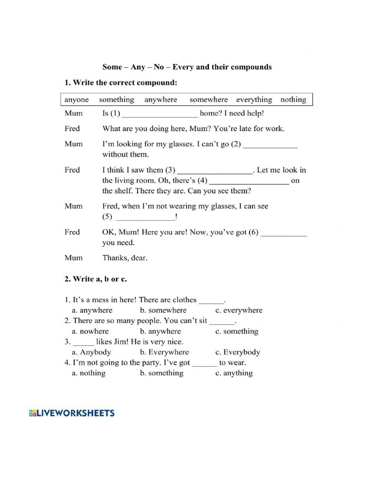 Worksheet 104379 | PDF