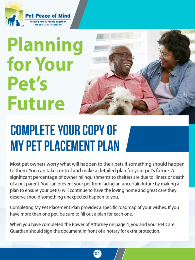 Pet Future Planning Guide | PDF | Pet | Notary Public
