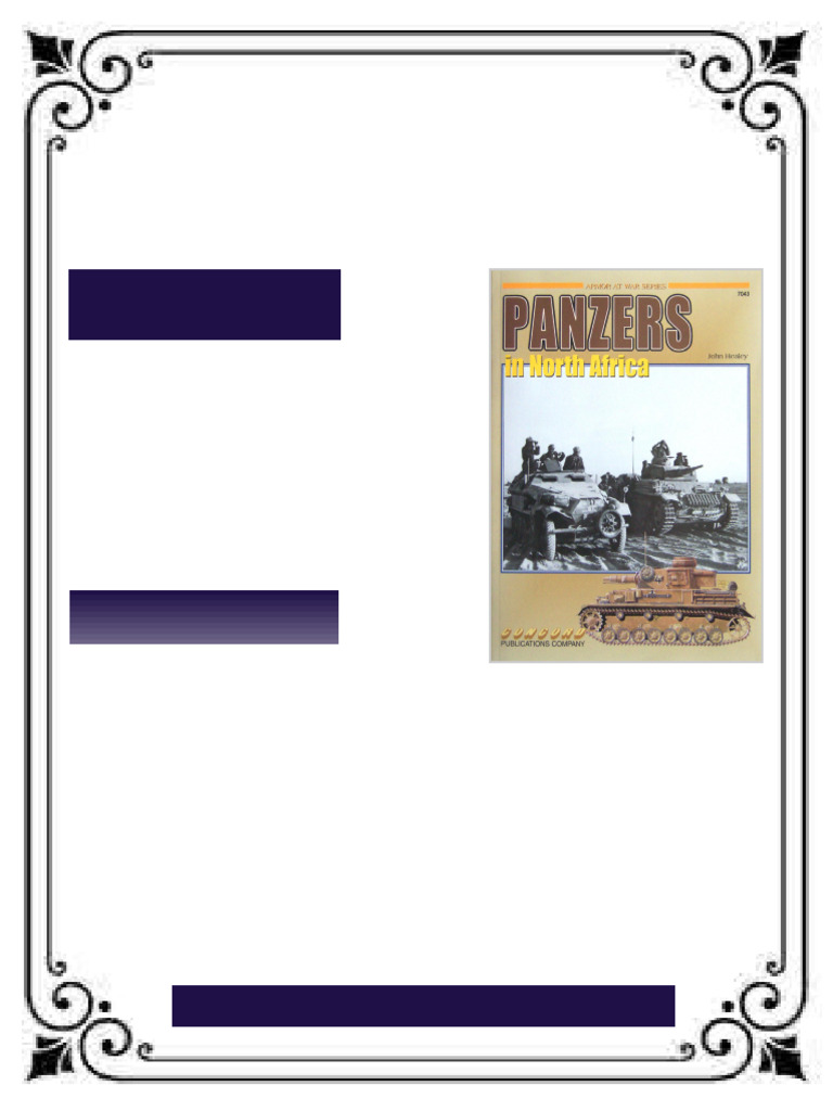 Panzers in North Africa 1st Edition John Healey ebook released 2025 ...