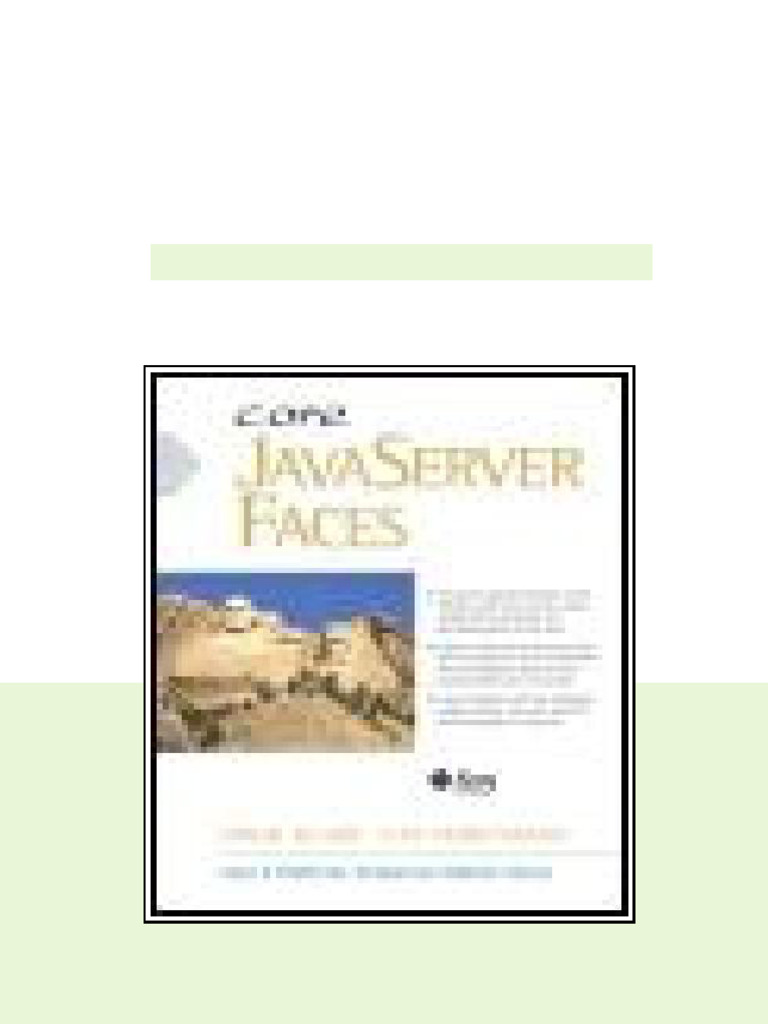 Core Javaserver Faces Cay S Horstmann available any format | PDF