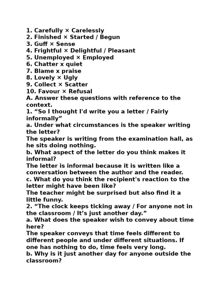 1. Carefully × Carelessly | PDF