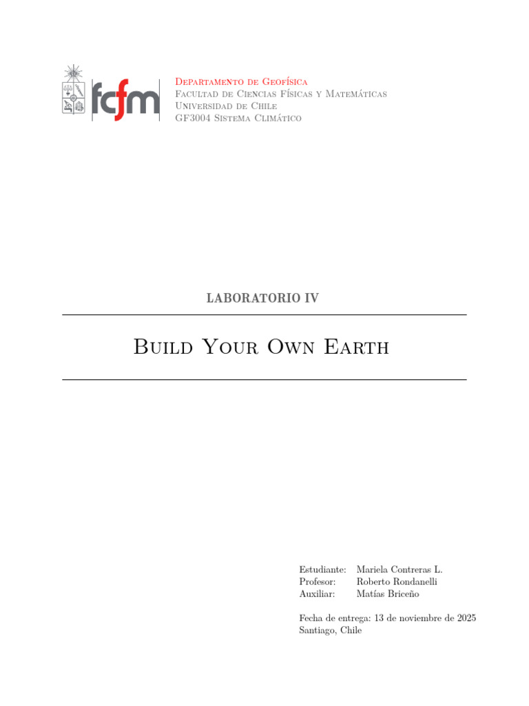 Simulación Climática Interactiva BYOE | PDF | Ecuador | Tierra