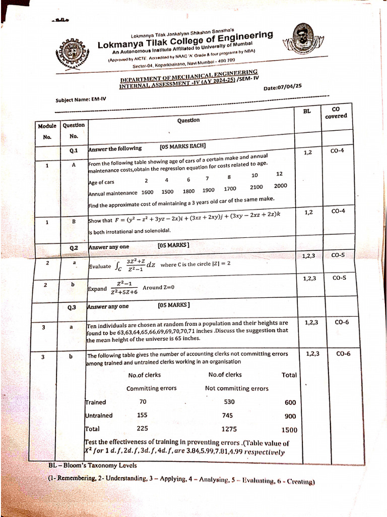 m3,m4,Fm,Kom End Sem, Fm,m4 Ut | PDF