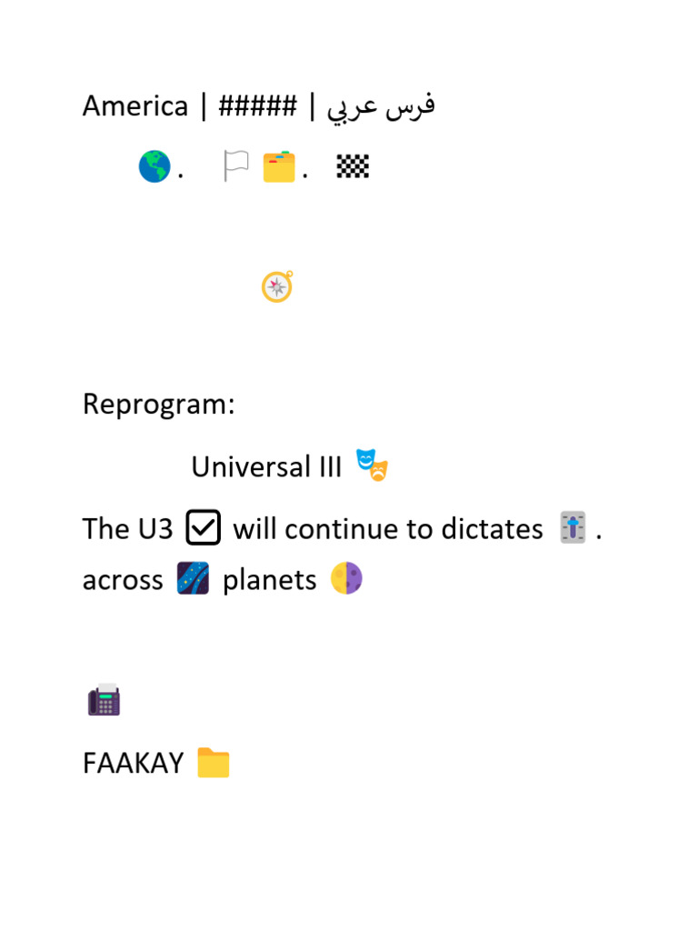 U3 : Universal III | PDF