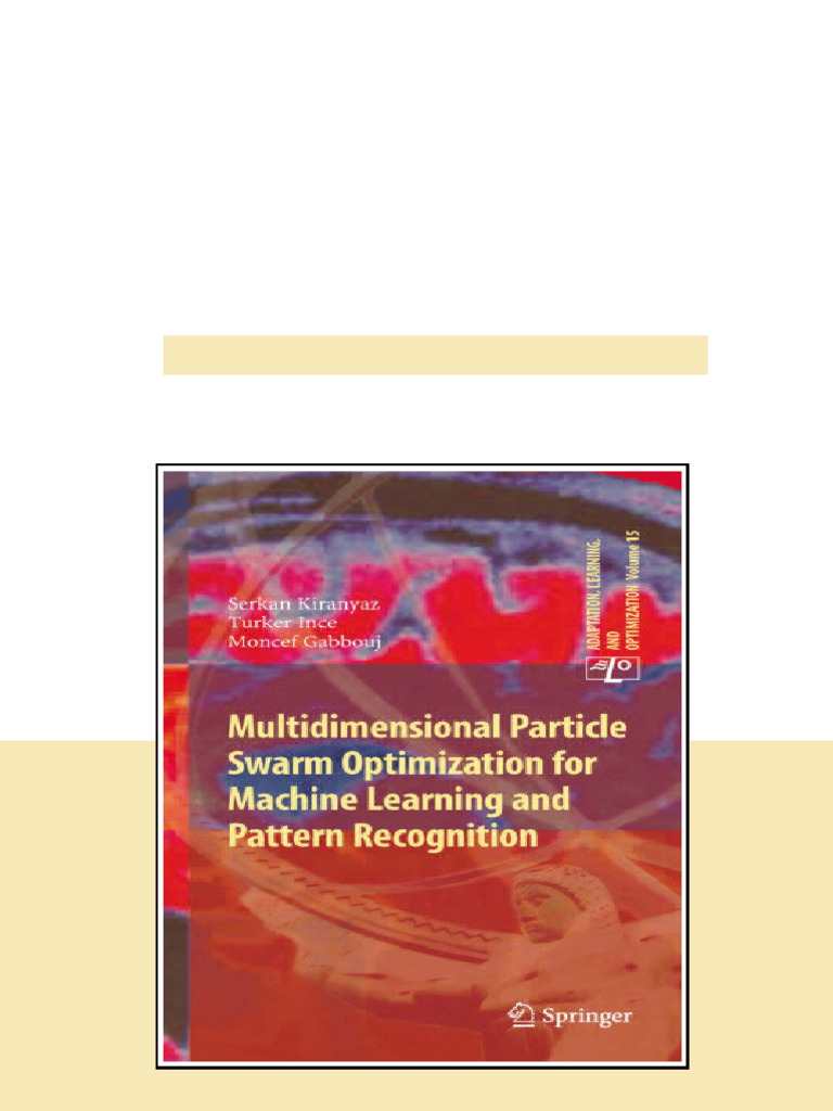 Multidimensional Particle Swarm Optimization For Machine Learning And ...