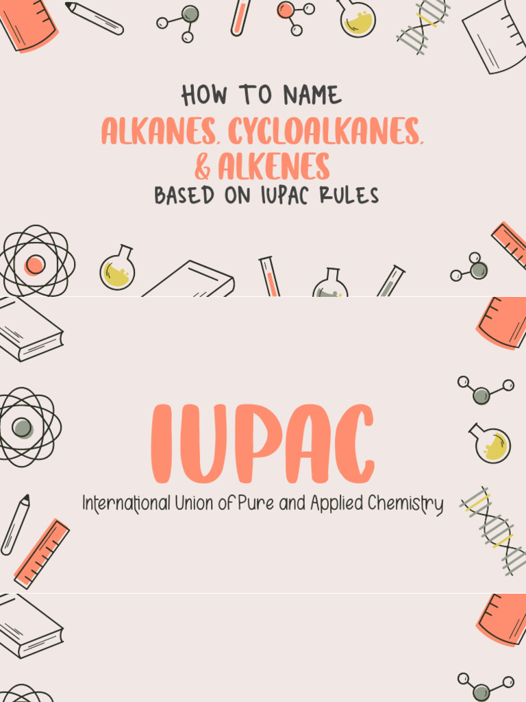 IUPAC NOMENCLATURE Organic Chem | PDF | Alkane | Methyl Group