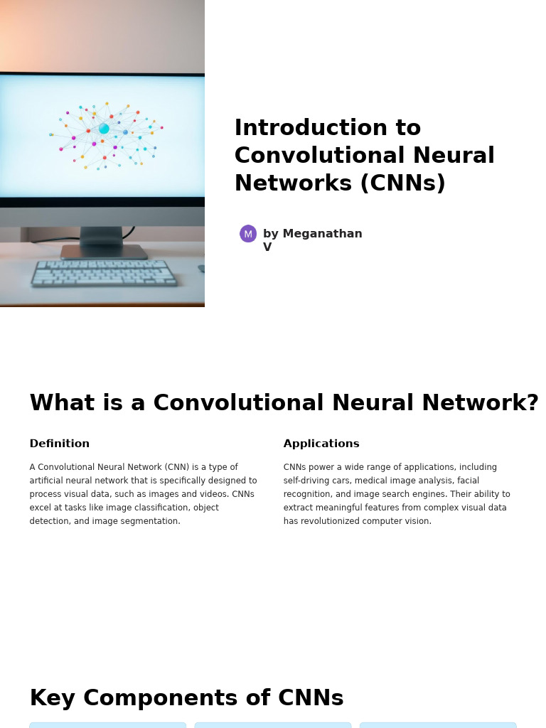 Introduction to Convolutional Neural Networks CNNs | PDF | Statistical ...