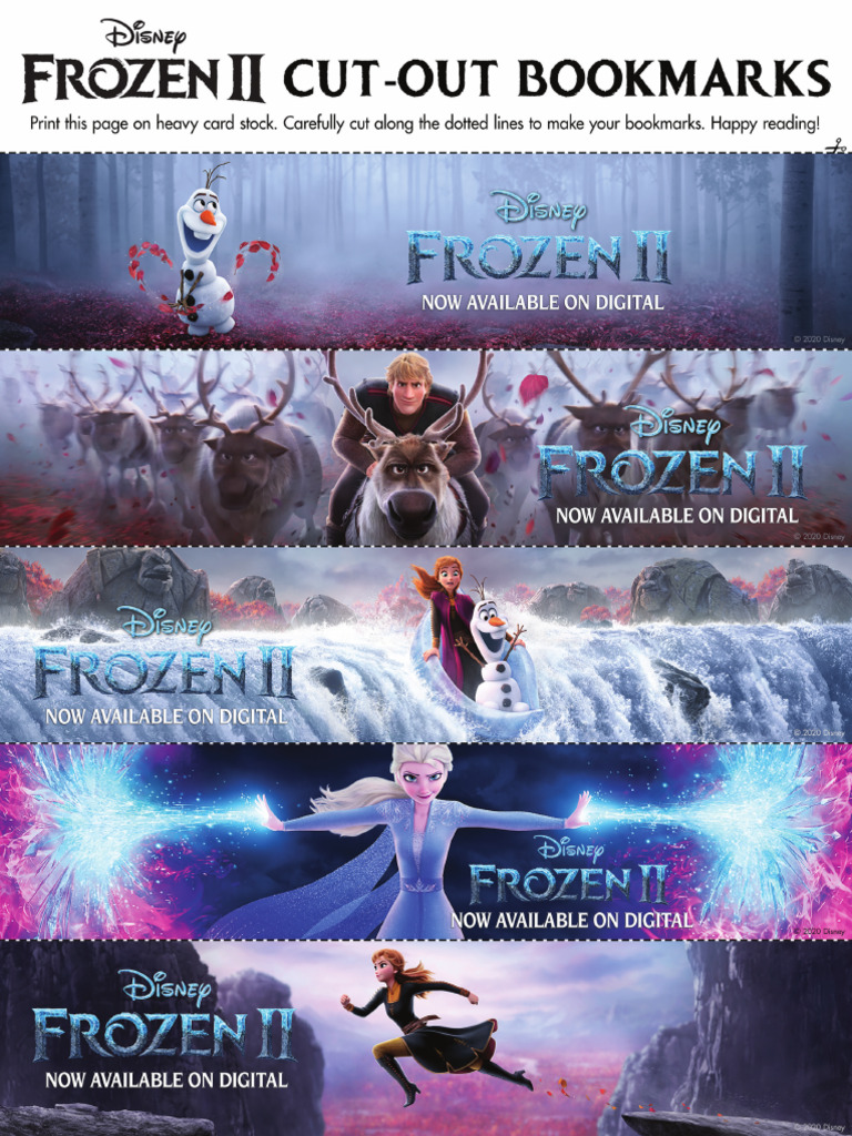 Frozen 2 Hojas Actividades Imprimibles | PDF