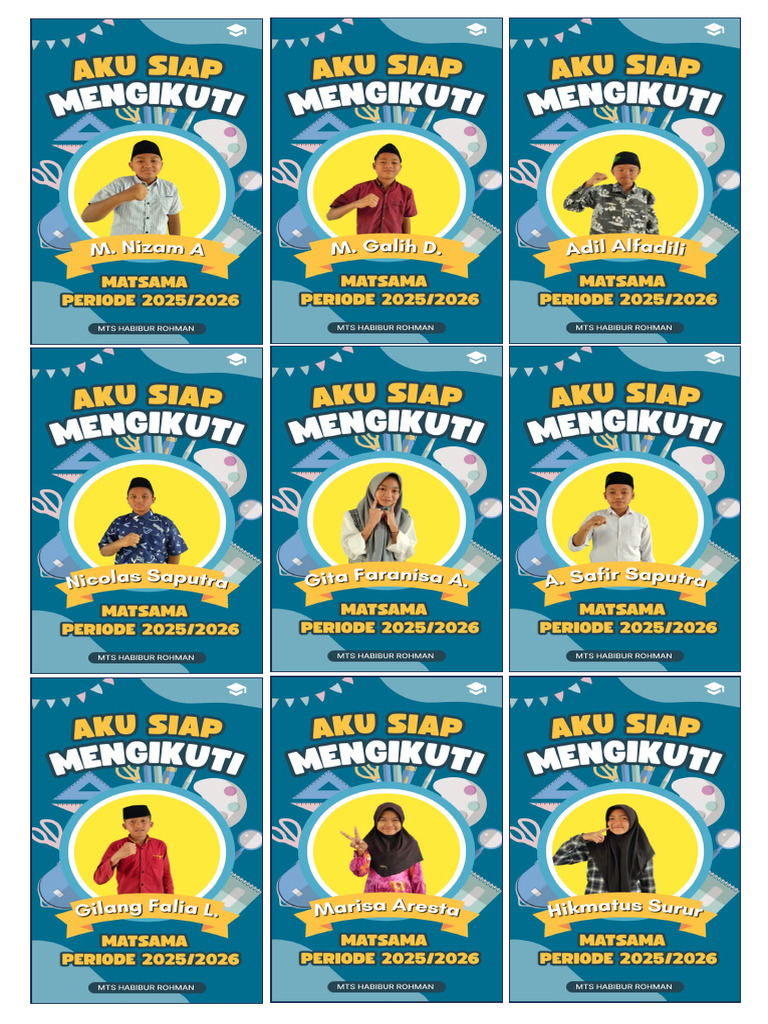 Name Tage Siswa Baru | PDF