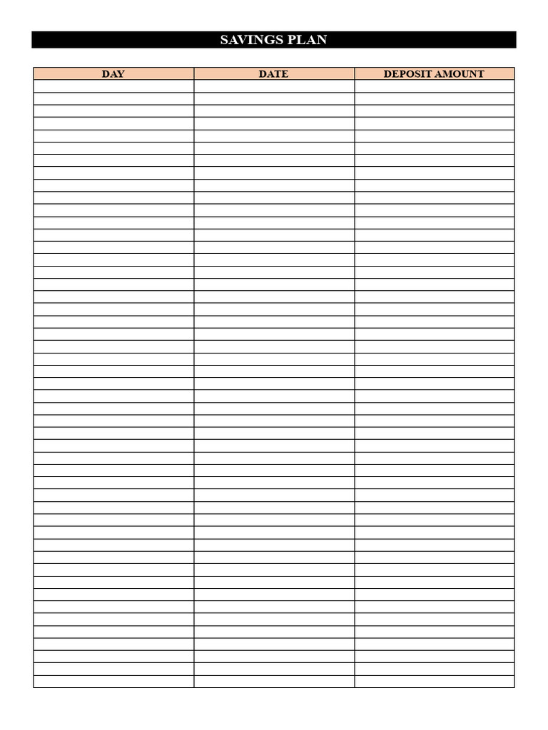 Savings Plan | PDF