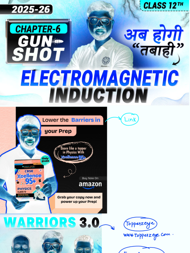 Chapter 6 Electromagnetic Induction Class 12-Invert | PDF
