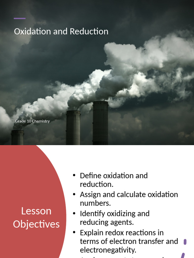 Understanding Redox Reactions in Chemistry | PDF | Redox | Chemical ...