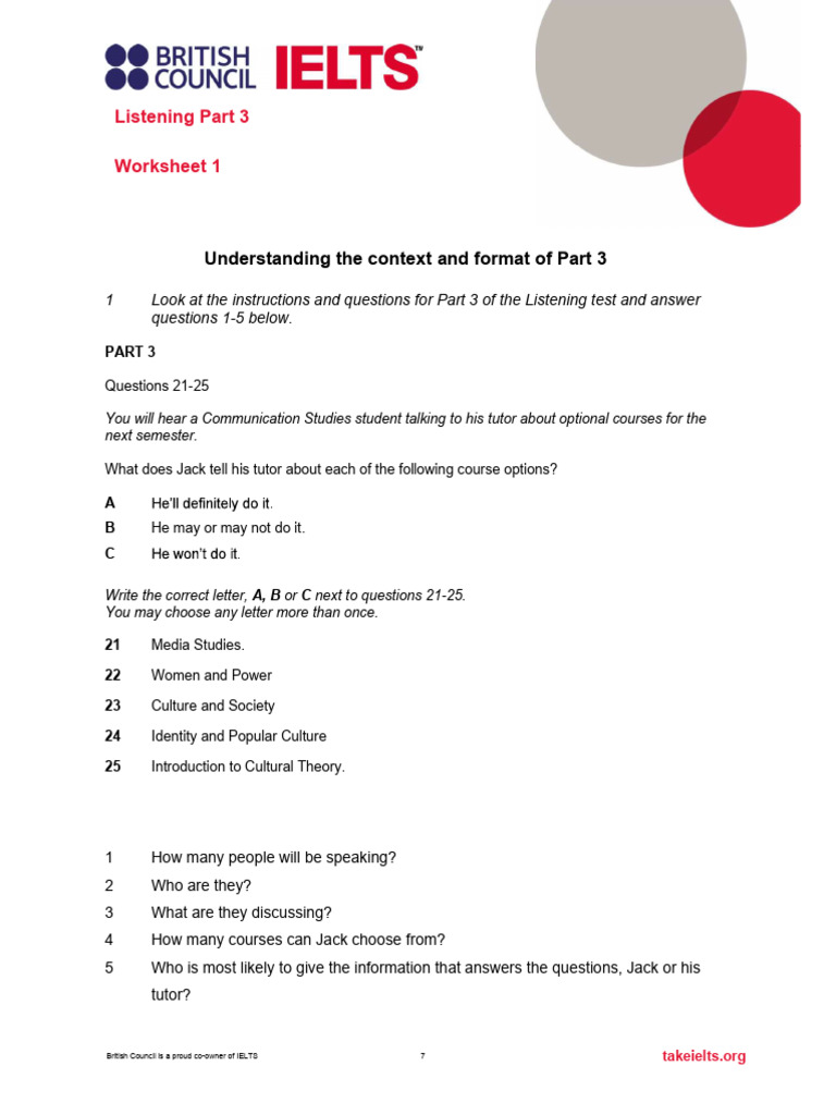 LBC3 Matching Questions-SS | PDF | International English Language ...