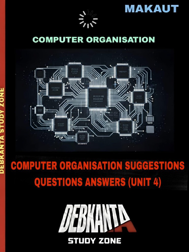 Computer Organization Study Guide: Unit 4 | PDF | Input/Output ...