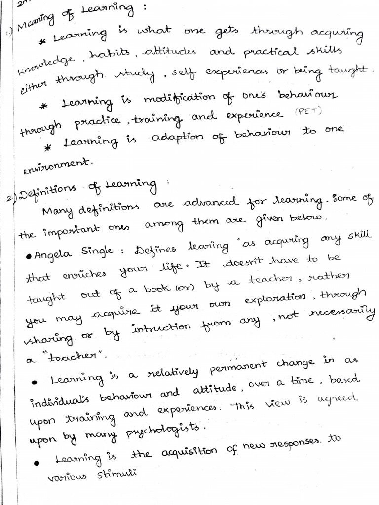 Unit 1 Teach Learn | PDF