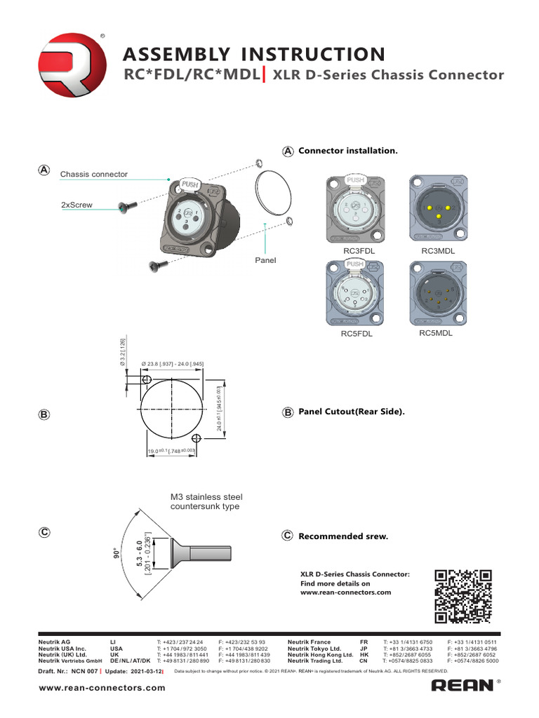 Assembly Instruction-XLR D-Series Chassis | PDF