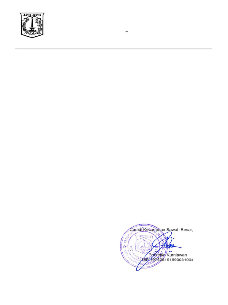 Surat Keterangan Sosialisasi Damkar | PDF