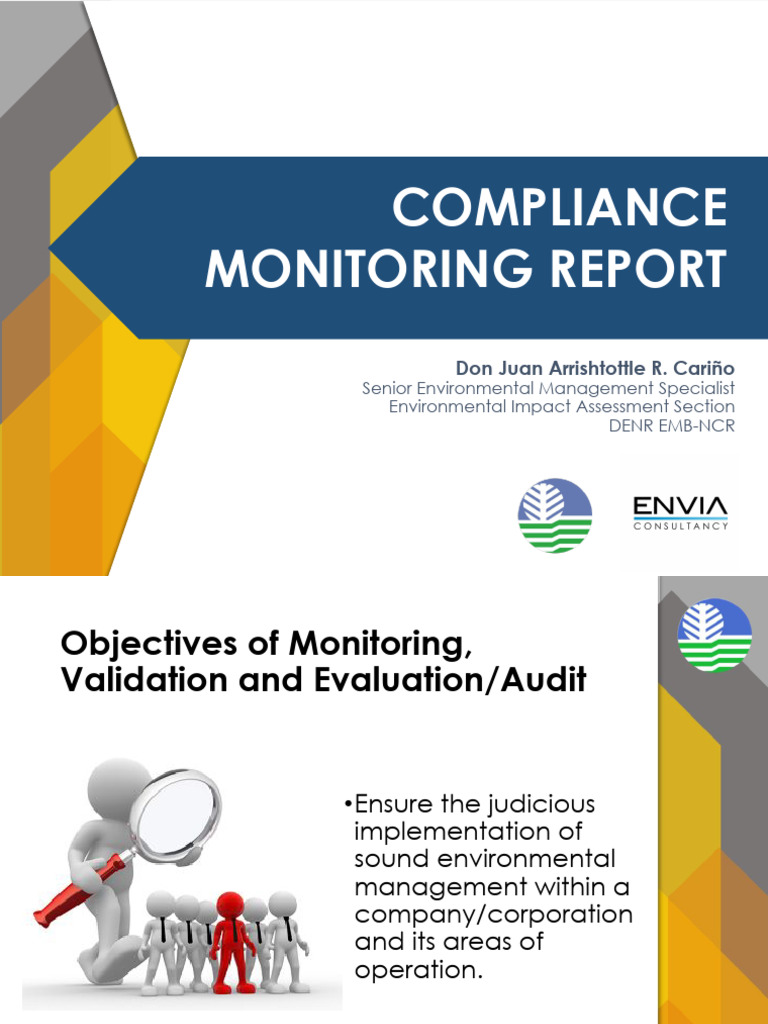 Compliance Monitoring Report Overview | PDF | Environmental Impact ...