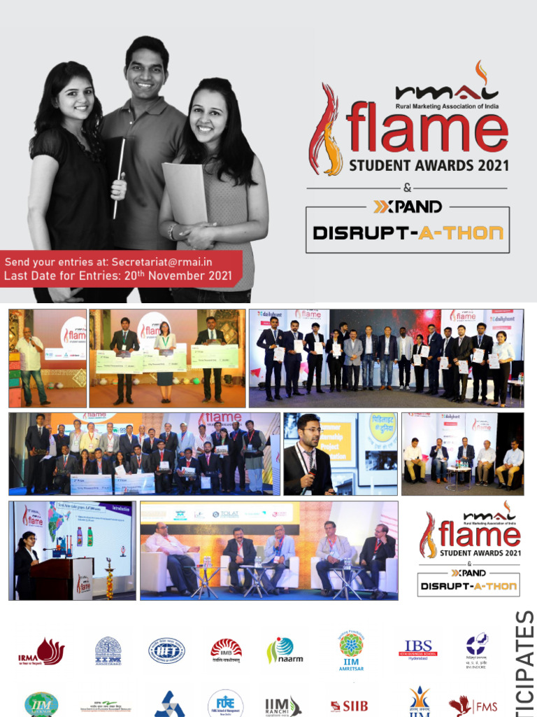 Flame Student Awards 2021 - Entry Docket | PDF | Retail | Business ...