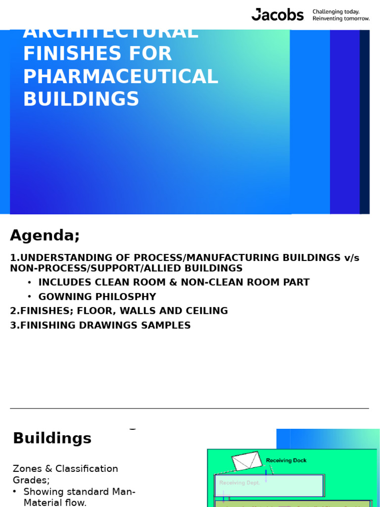 Architectural Finishes For Pharma Building-Jacobs Powerpoint Template ...