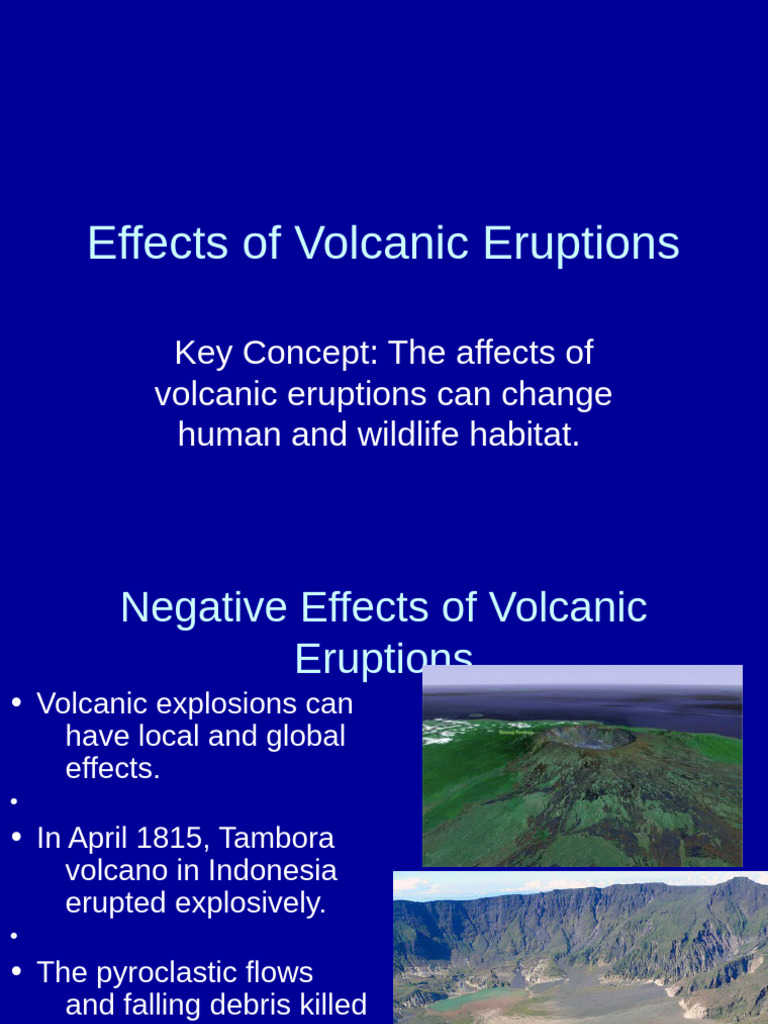 Impact of Volcanic Eruptions Explained | PDF | Volcano | Soil