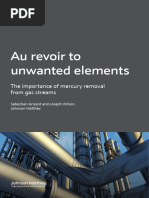 PURASPEC H₂S and Mercury Removal Solutions | PDF | Gases | Mercury ...