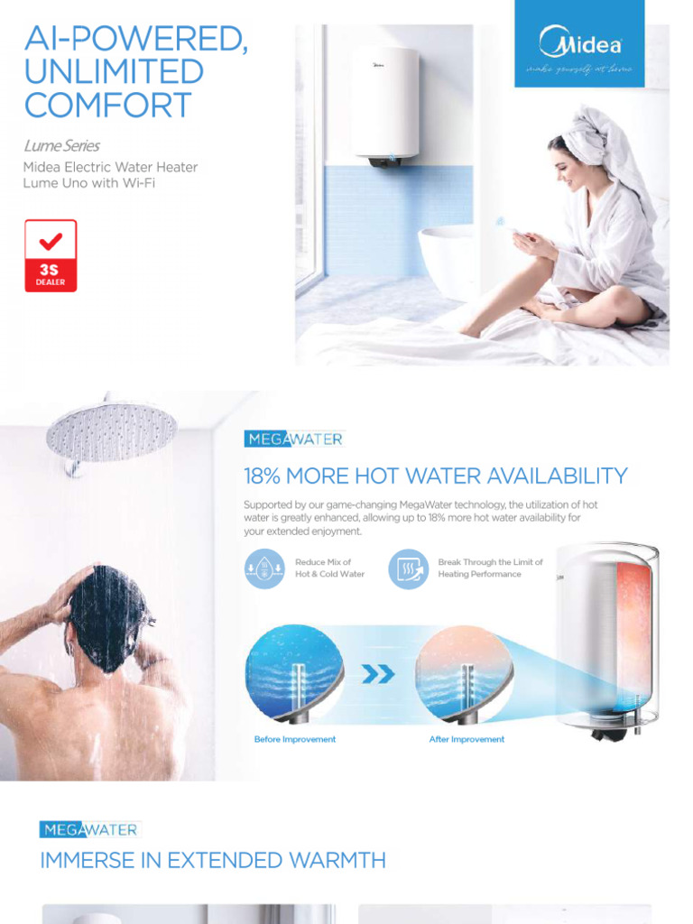 Midea Safe Electric Geyser | PDF