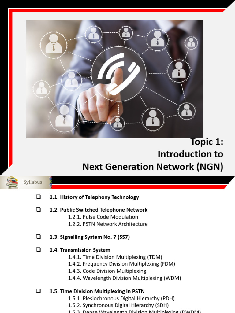 Next Generation Network Overview | PDF | Multiplexing | Public Switched ...