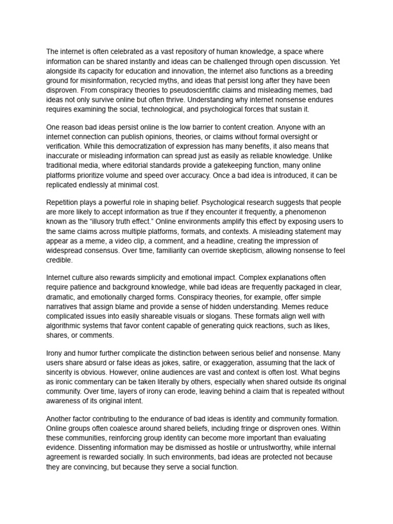 The Eternal Life of Internet Nonsense_ Why Bad Ideas Never Die Online ...