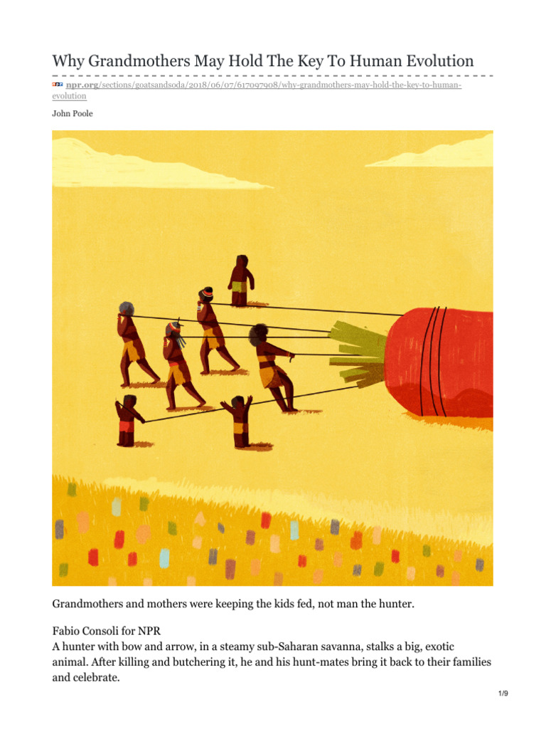 2018 Why Grandmothers May Hold the Key to Human Evolution | PDF ...