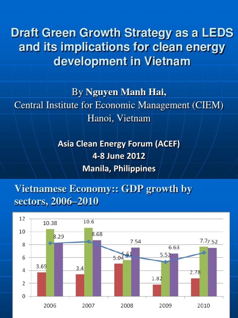 Draft Green Growth Strategy As A LEDS and Its Implications For Clean ...