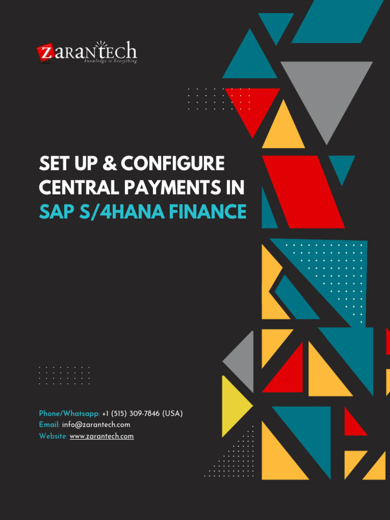 Configure Central Payments in SAP S/4HANA | PDF | Computing