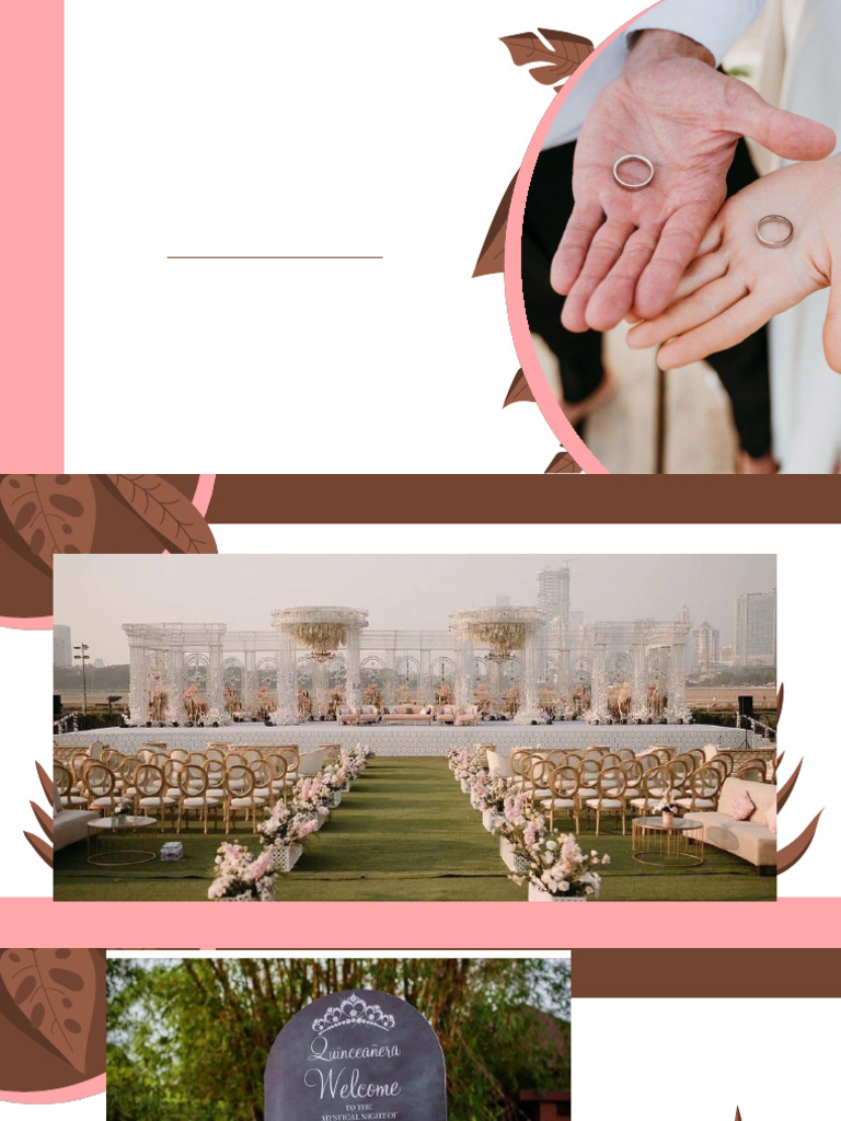 Event Planning Process For Weddings by Slidesgo | PDF