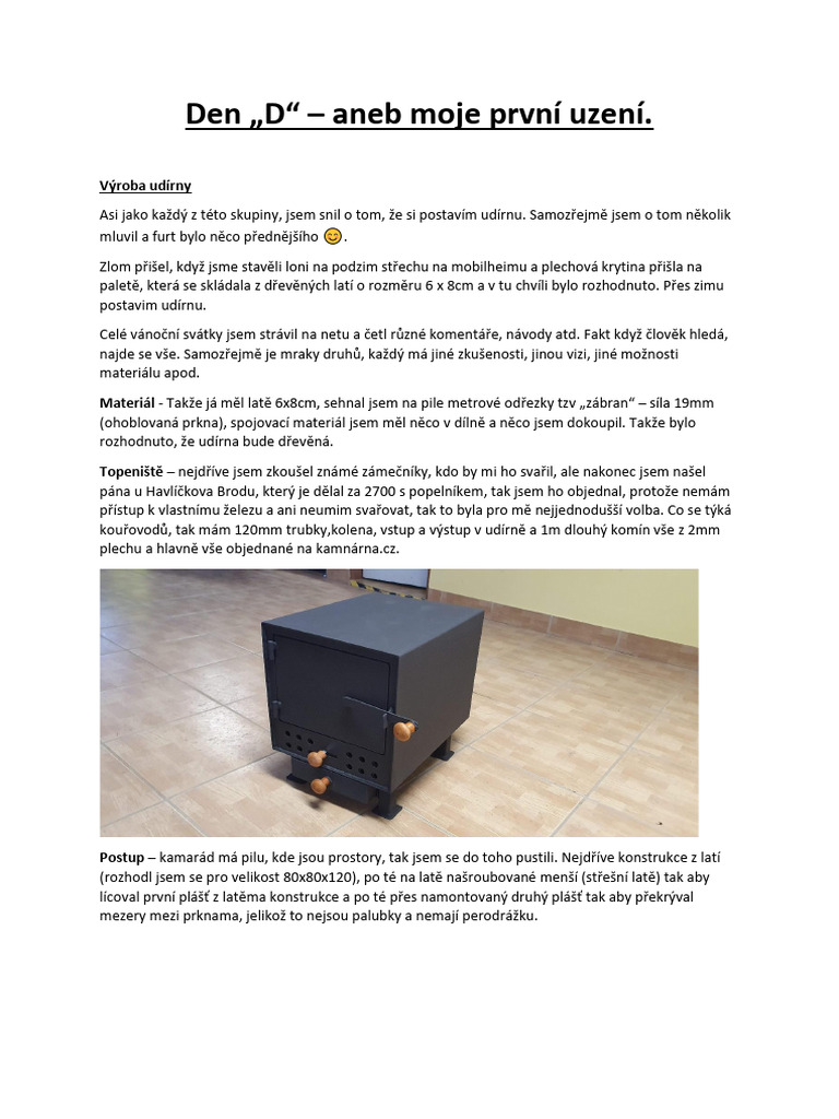 Stavba Udírny A Den D.PDF Verze 1 | PDF