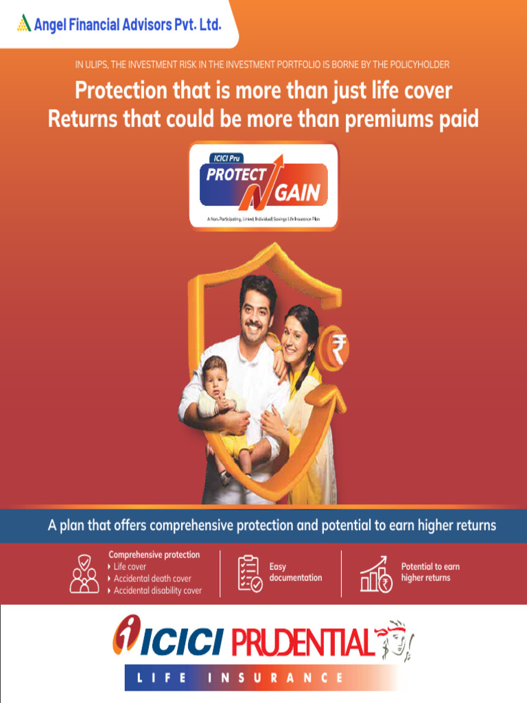 ICICI Pru Protect N Gain - Brochure 1757424689 | PDF | Insurance | Life ...