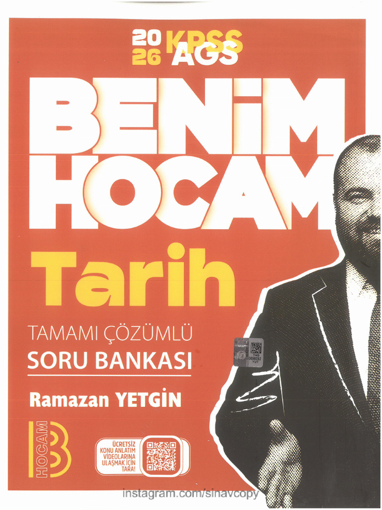 2026 Ramazan Yetgin Kpss-Ags Soru Bankası | PDF