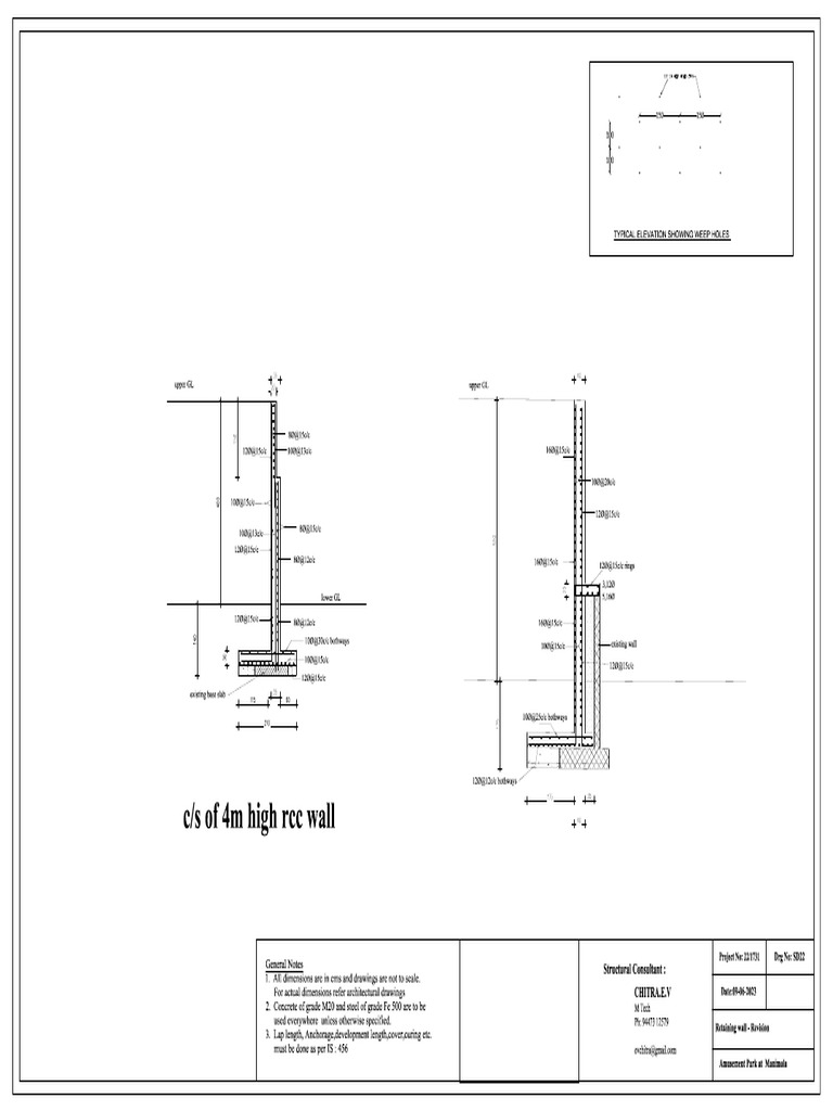 Retaining Wall 09-06-2023-Model | PDF | Structural Engineering ...