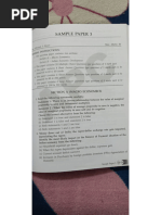 Sample Paper 3 | PDF