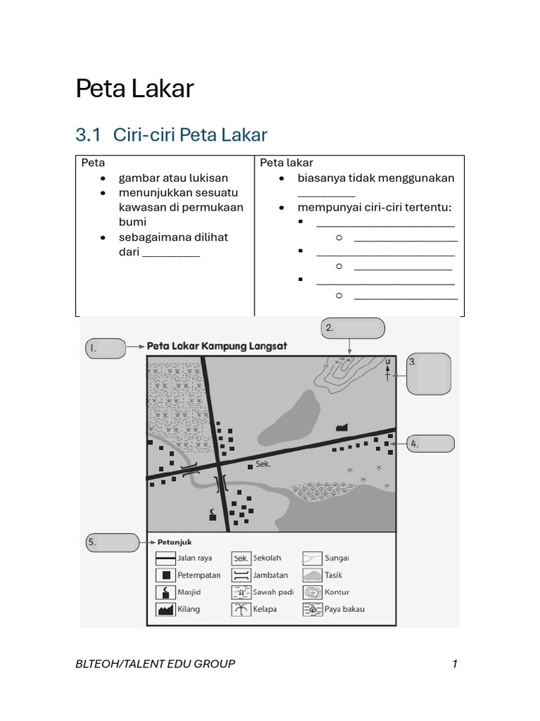 Bab 3 Peta Lakar | PDF