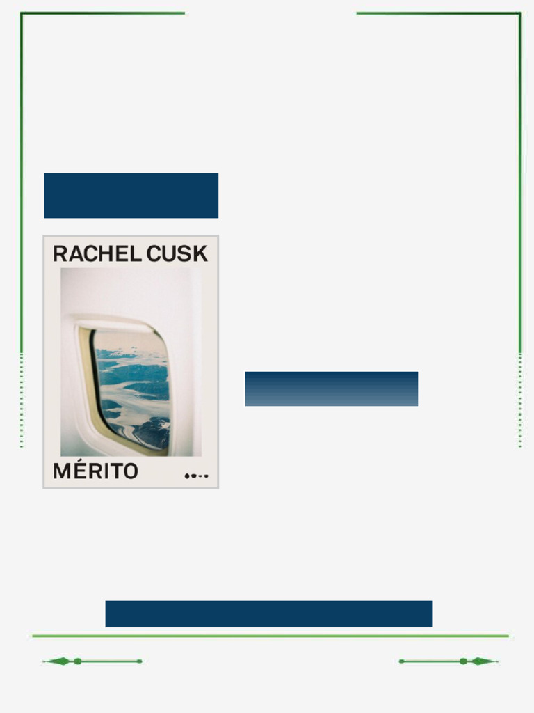 Mérito Rachel Cusk ebook premium reader access | PDF | Cães | Tempo